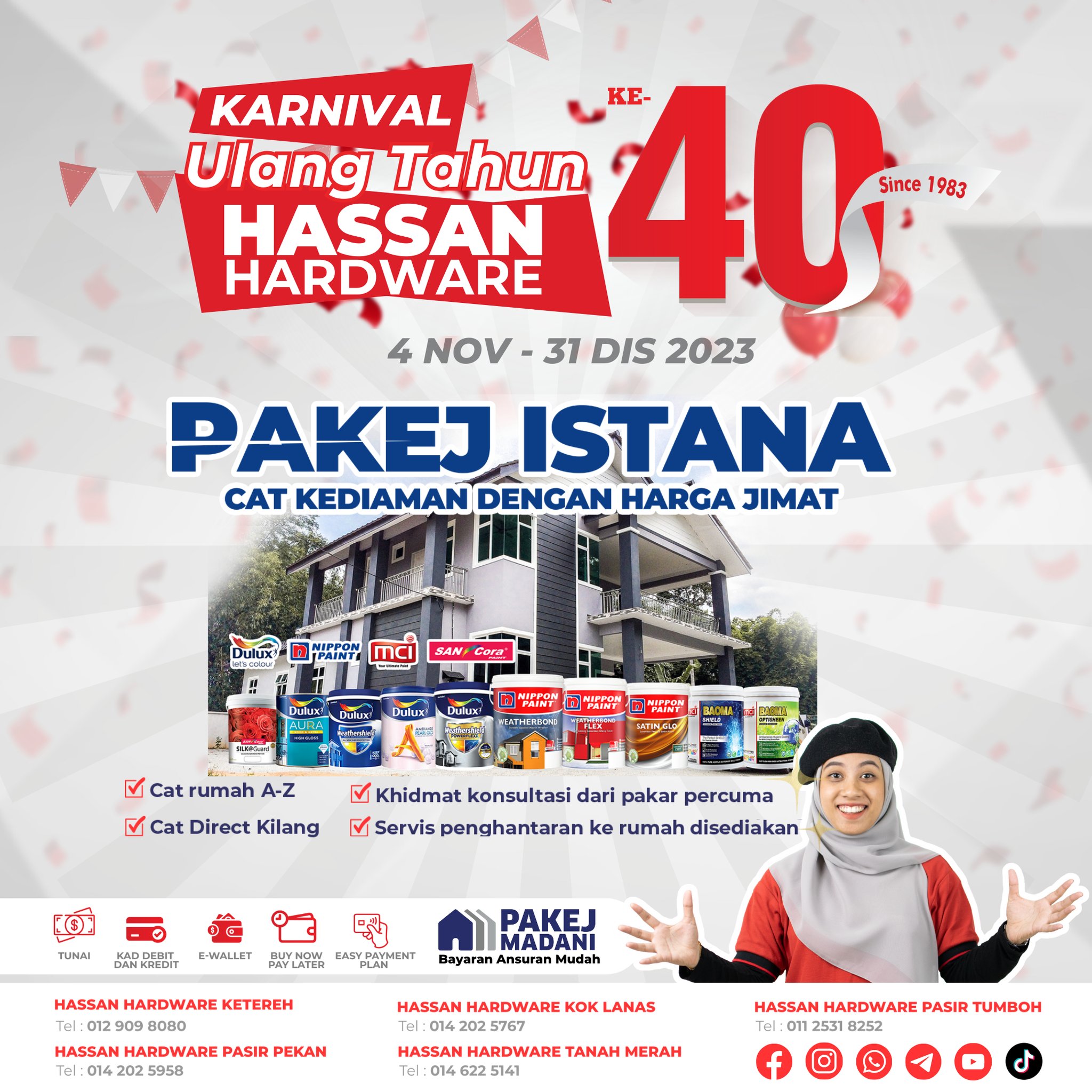Bina rumah dengan Hassan Hardwar – Info Hassan Hardware