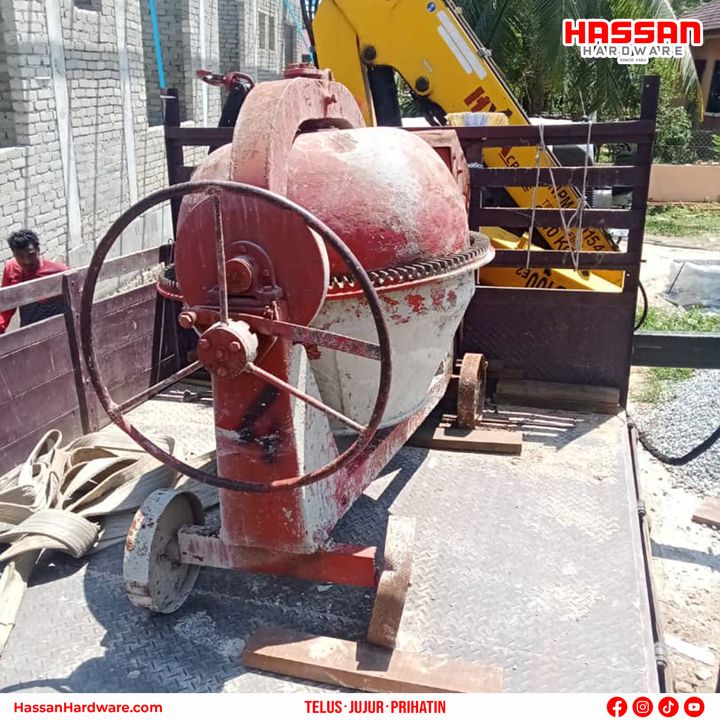 Sewa Mesin Mixer Simen RM400/Bulan, Pembinaan Jadi Mudah dan Cepat ...